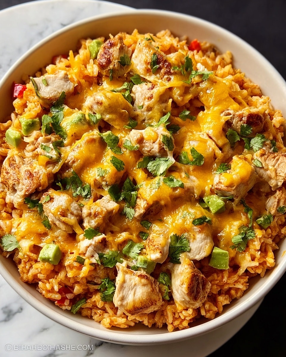 Creamy Chicken and Saffron Yellow Rice Bowls - Delicious Comfort